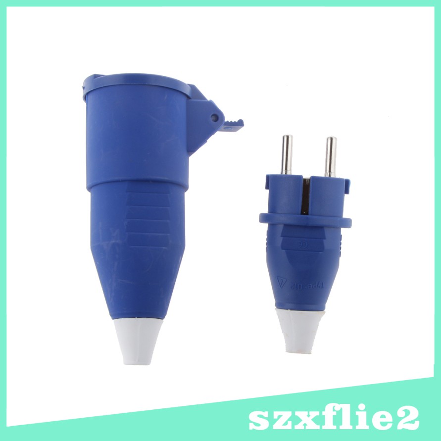2 pin Mount Socket Connector 16A 220-250V Industrial EU Socket and Plug ...