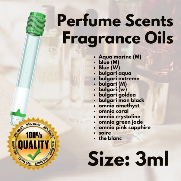 3ml Luxury Perfume BL Fragrance Oils For Perfume Making | Shopee ...