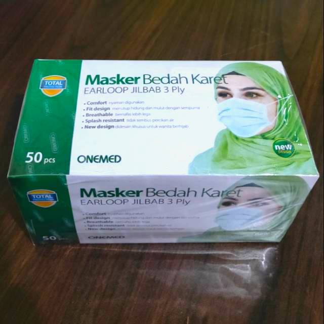 3 Ply Earloop Rubber Hijab Mask Contents 50 Pcs | Shopee Philippines