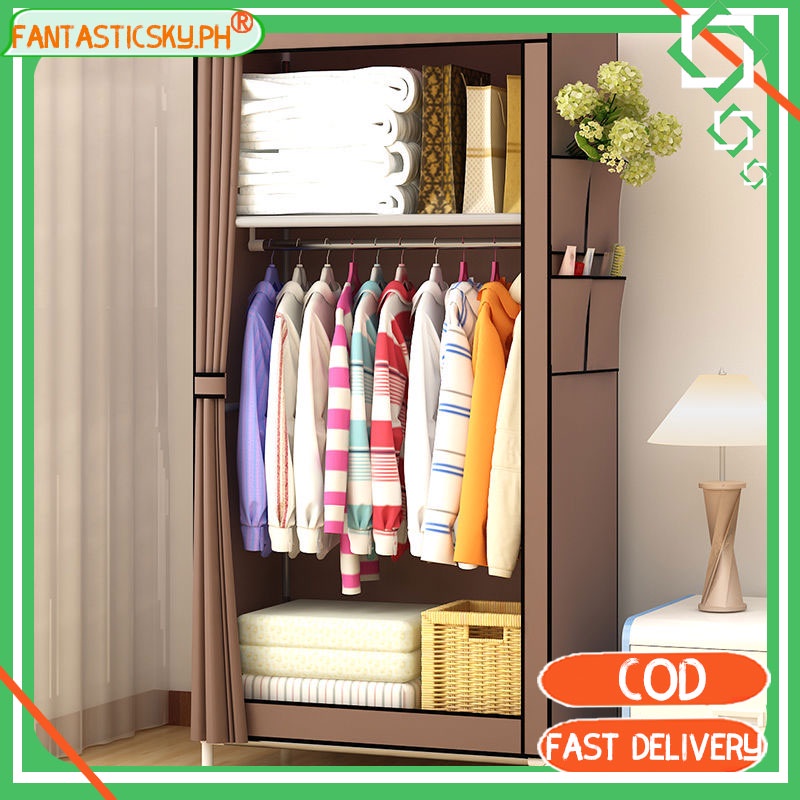 ️COD️ Large Size Clothes Storage Wardrobe Cabinet Fashion ...