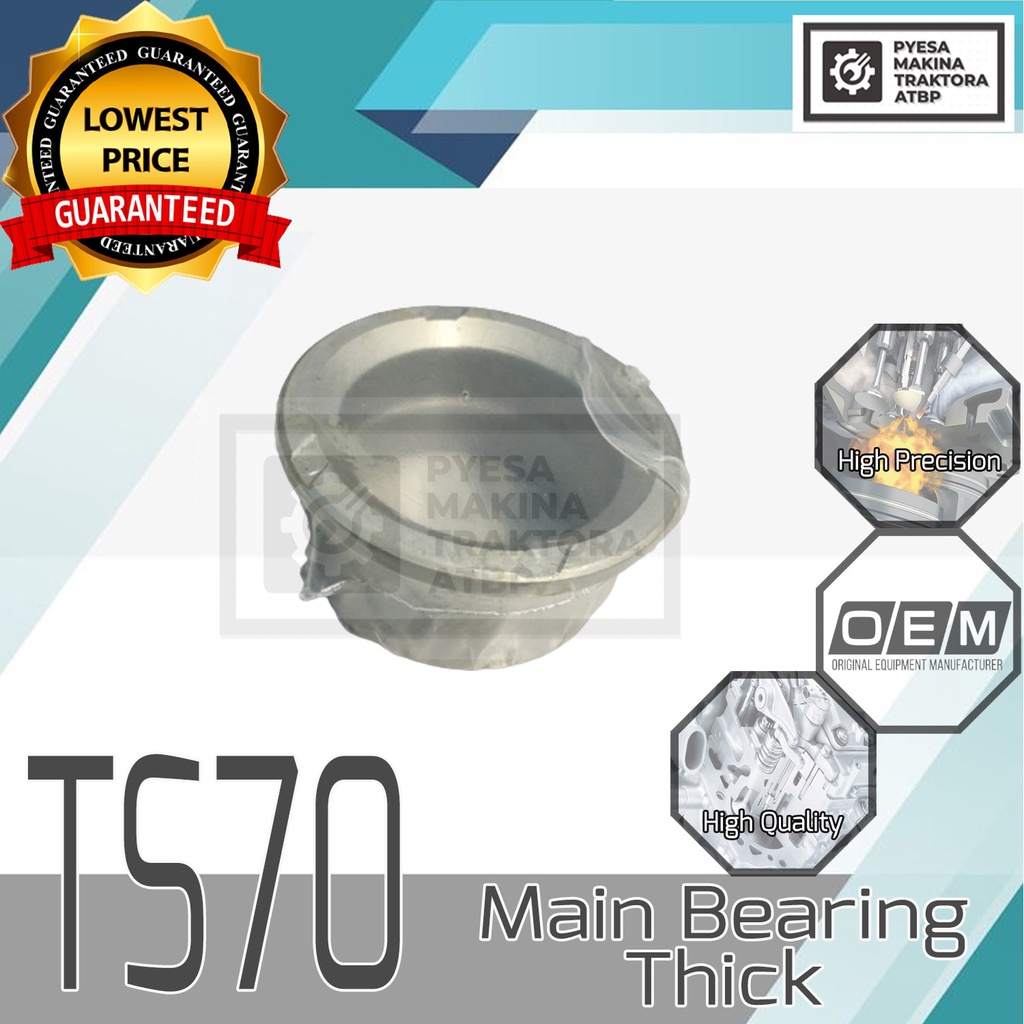 Main Bearing Main Bushing Thick Std 0.75 0.50 for Yanmar TS70 Water ...