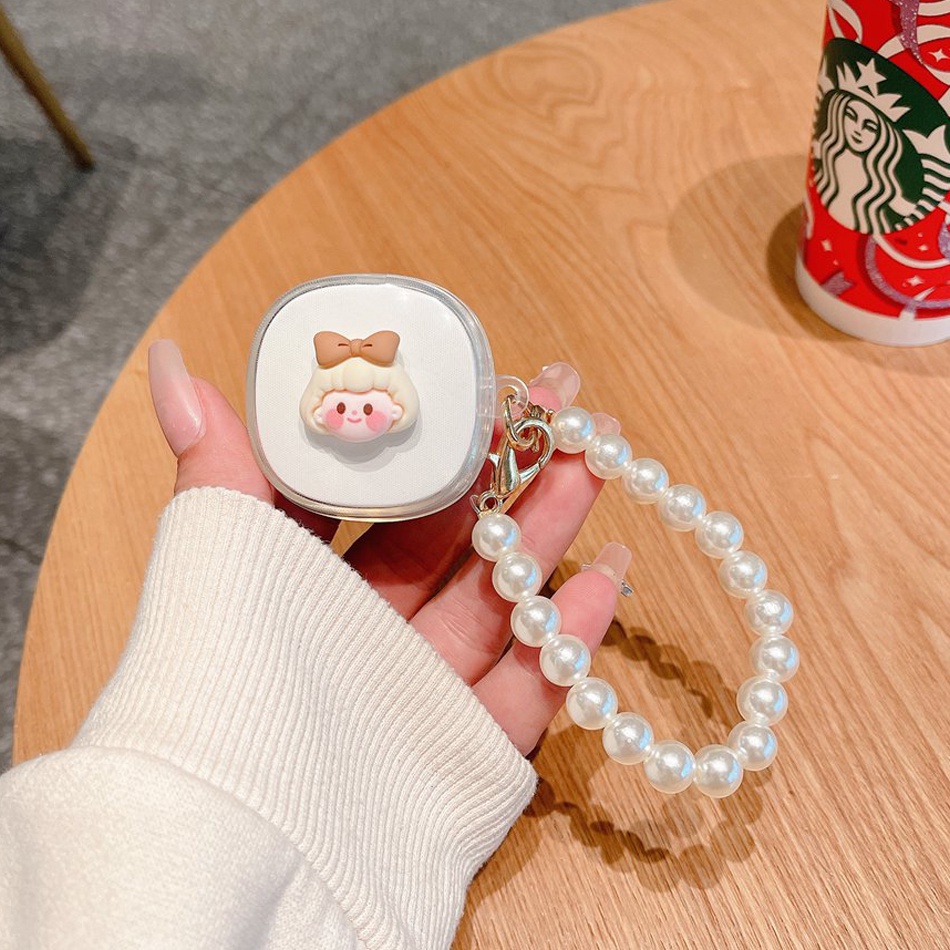 Cartoon case Baseus Encok TWS WM01 Case with Pearl Pendant Soft ...