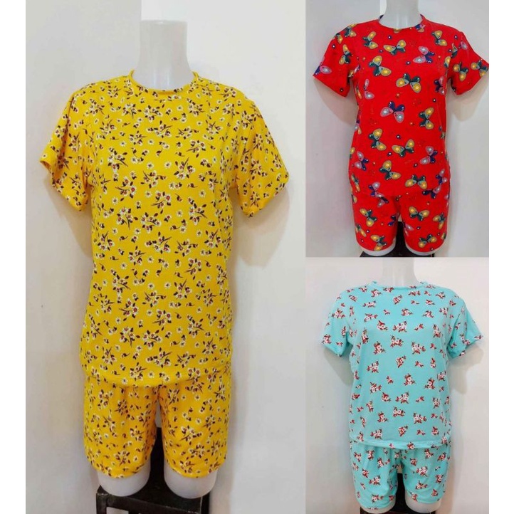 3 Set Terno Shirt with short for Women | Shopee Philippines