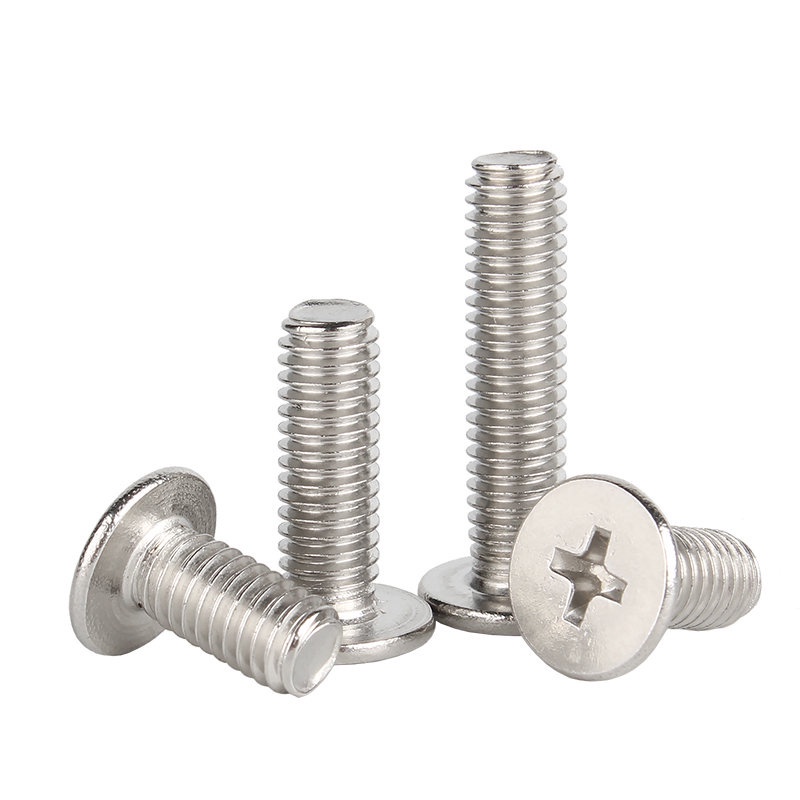 [304 Stainless Steel Phillips Flat Head Screw CM Large Thin Computer Machine M2M3M4M5M6 | Shopee ...
