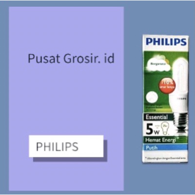 Essential PHILIPS Lights 5WATT White (5WATT 5WATT) | Shopee Philippines