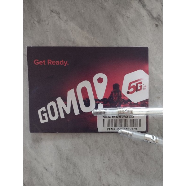 Gomo Unli sim 1 month [on hand] | Shopee Philippines