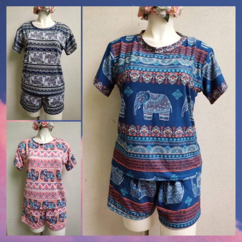 Terno Short Pambahay | Shopee Philippines