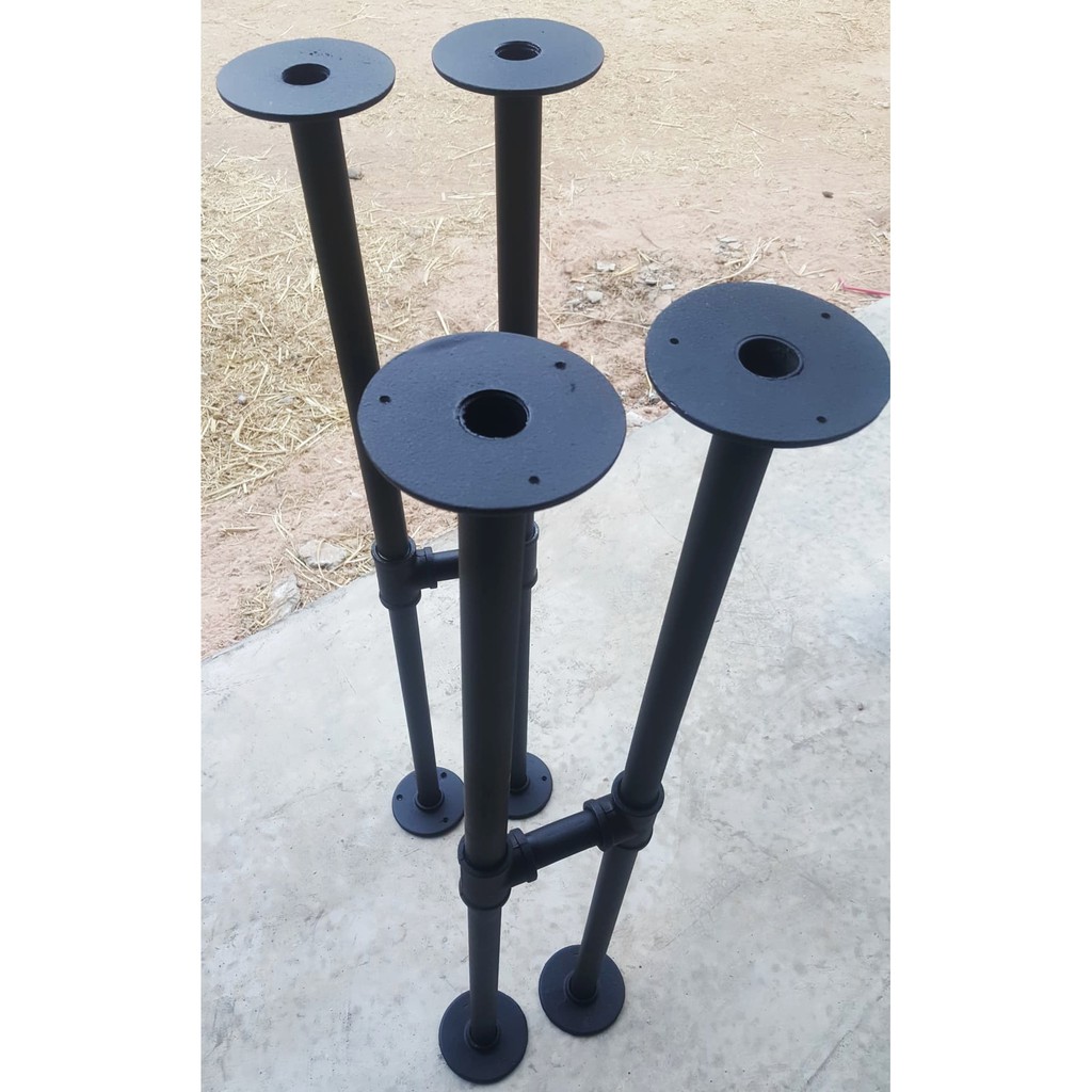 Pradoo'Siam Loft Bar Table Leg Iron Pipe PS-52 Height 100cm 1 "Inch ...
