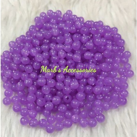 100 PCS 6MM PLASTIC BEADS | Shopee Philippines