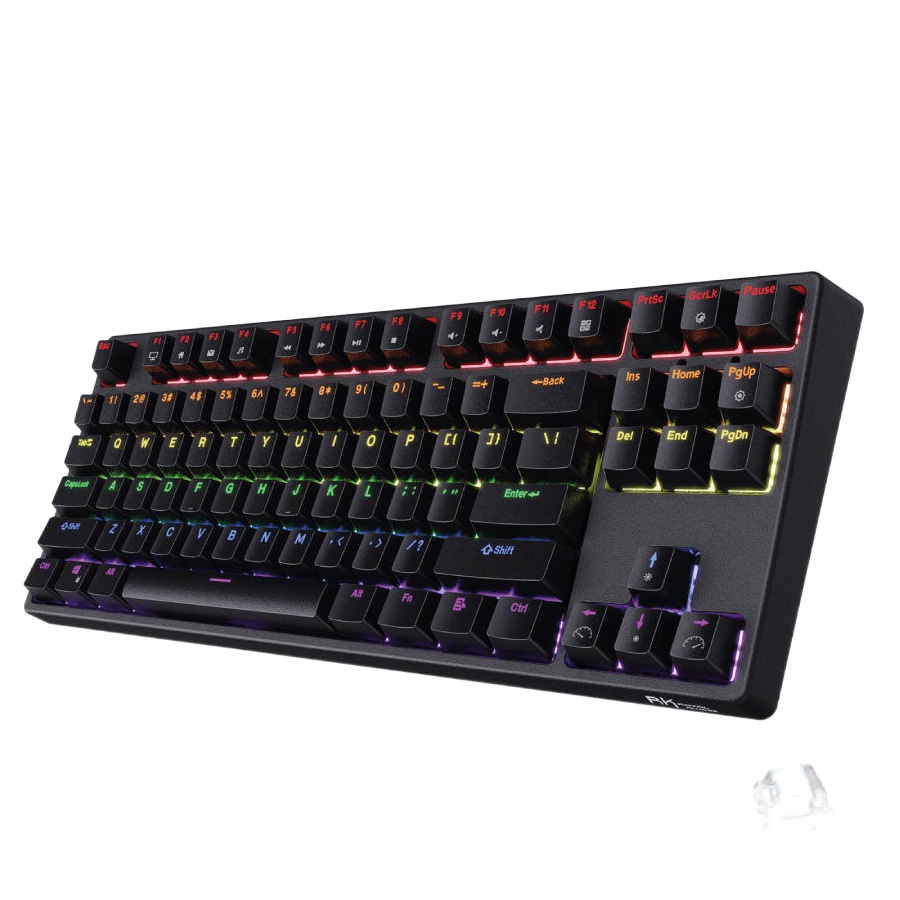 Royal Kludge RK87 Tri-mode RGB 87 Keys Hot Swappable Mechanical ...