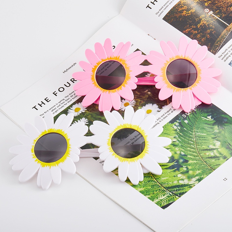 Cute Sunglasses Photography Round Flower Sunglasses Flower Shaped ...