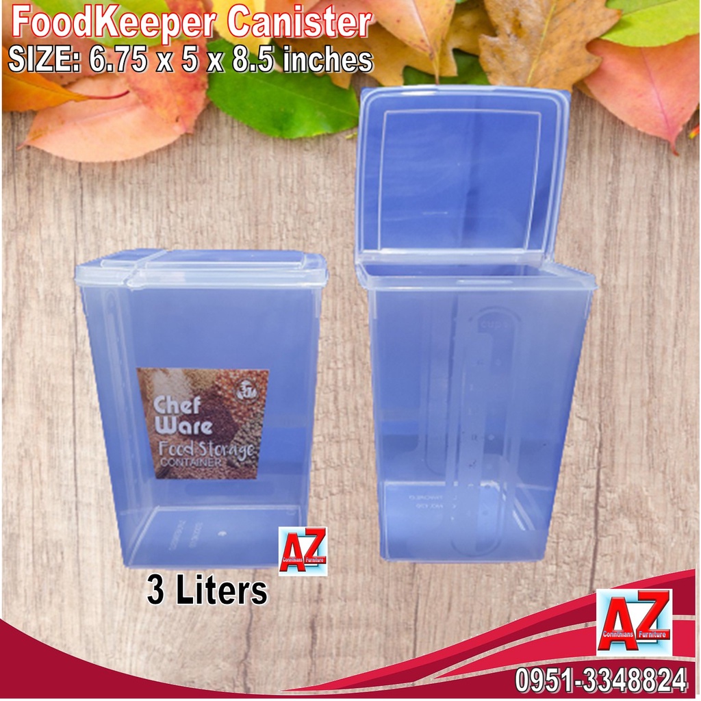 Chef ware Food keeper Canister Food Storage Rectangular Canister ...