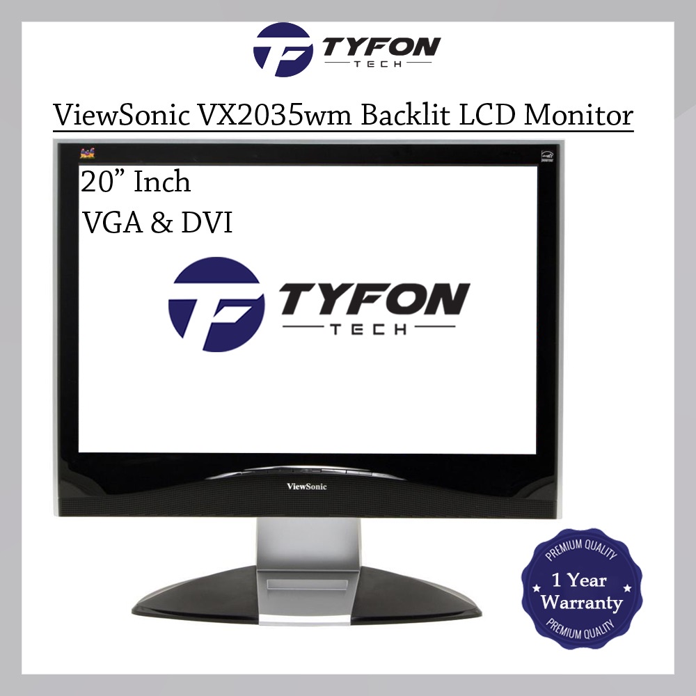 ViewSonic 20" Inch WideScreen LED Backlit LCD Monitor VX2035wm ...