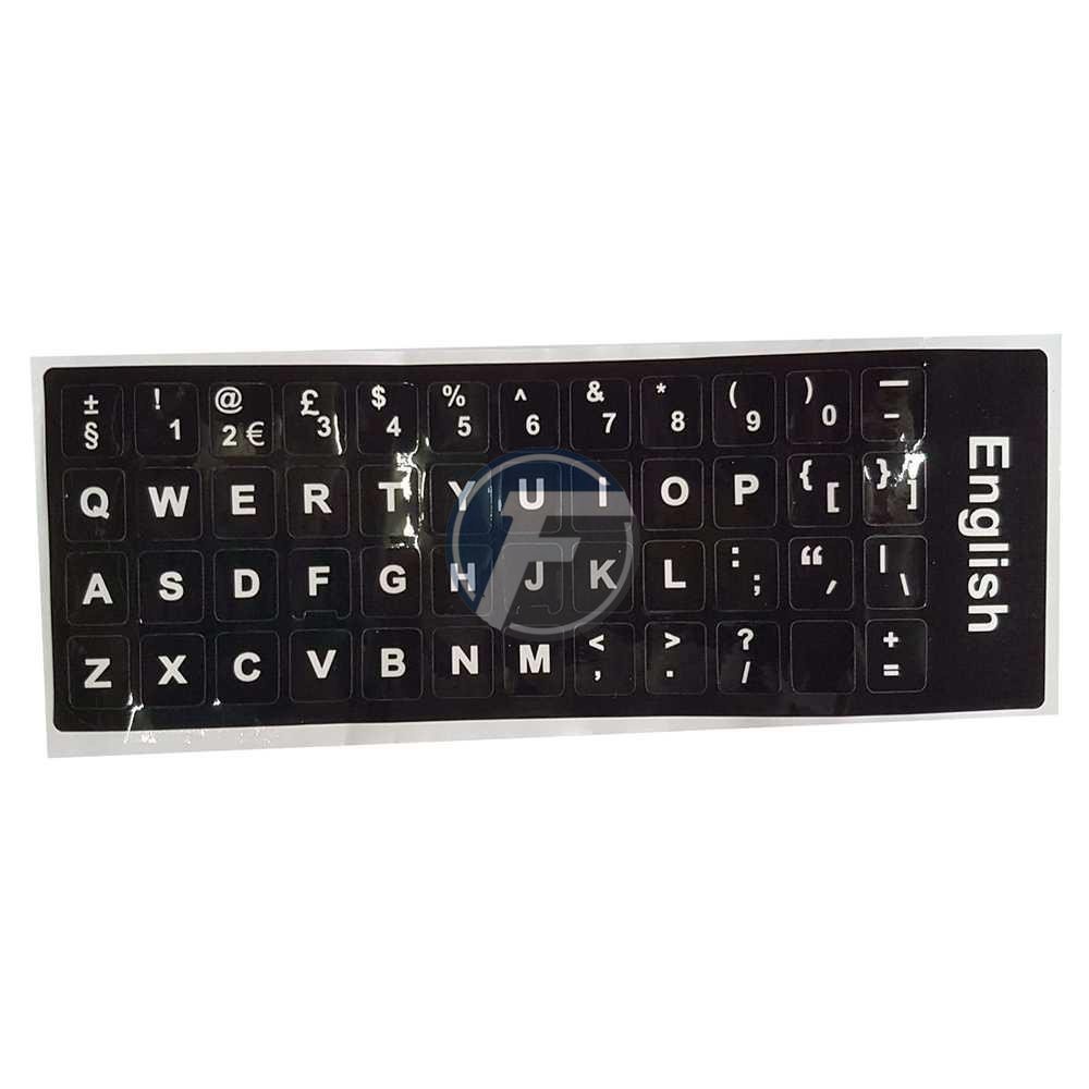 English Layout Sticker for Keyboard / Keyboard Sticker (Hafifa19 ...