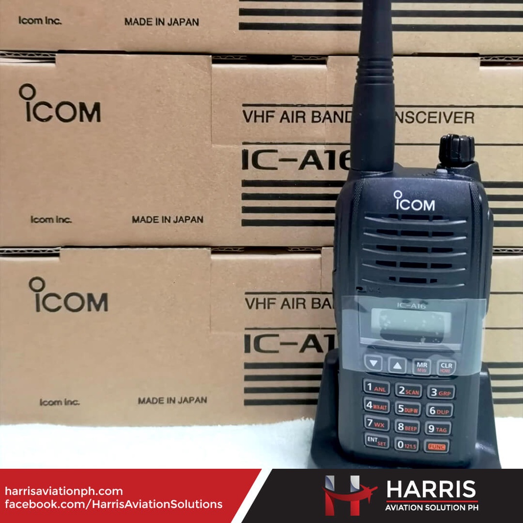 ICOM A16 VHF COM AIR BAND TRANCEIVER | Shopee Philippines