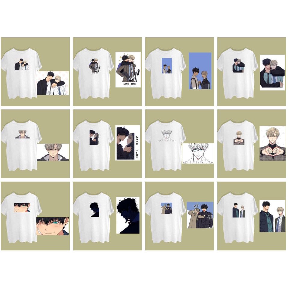 Manhwa Shirt | LOVE JiNX | SUBLIMATION | Shopee Philippines