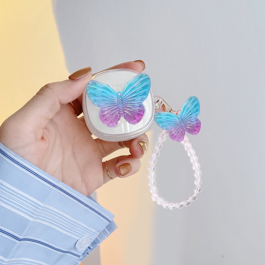 Laser Gradient cartoon Cases For Baseus Encok TWS WM01 /WM01 Mini Clear ...