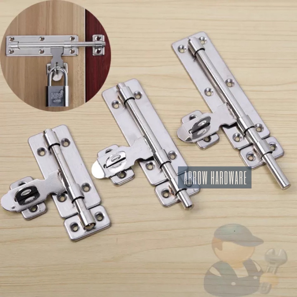 Ultimate Barrel Bolt Home Improvemen Stainless Steel Hardware Door Lock ...