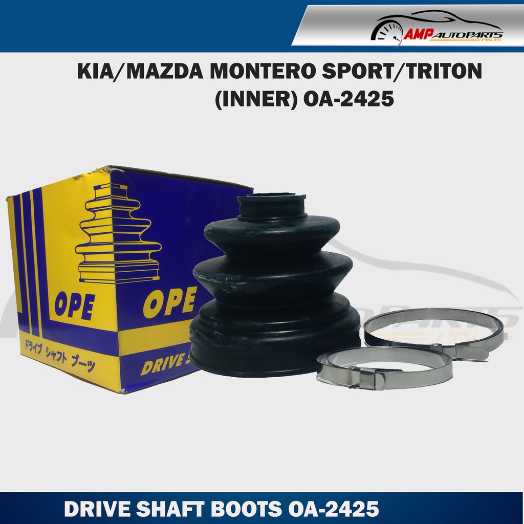 MONTERO SPORTS / TRITON (INNER) CV boot kit Axle / Drive Shaft Boots ...