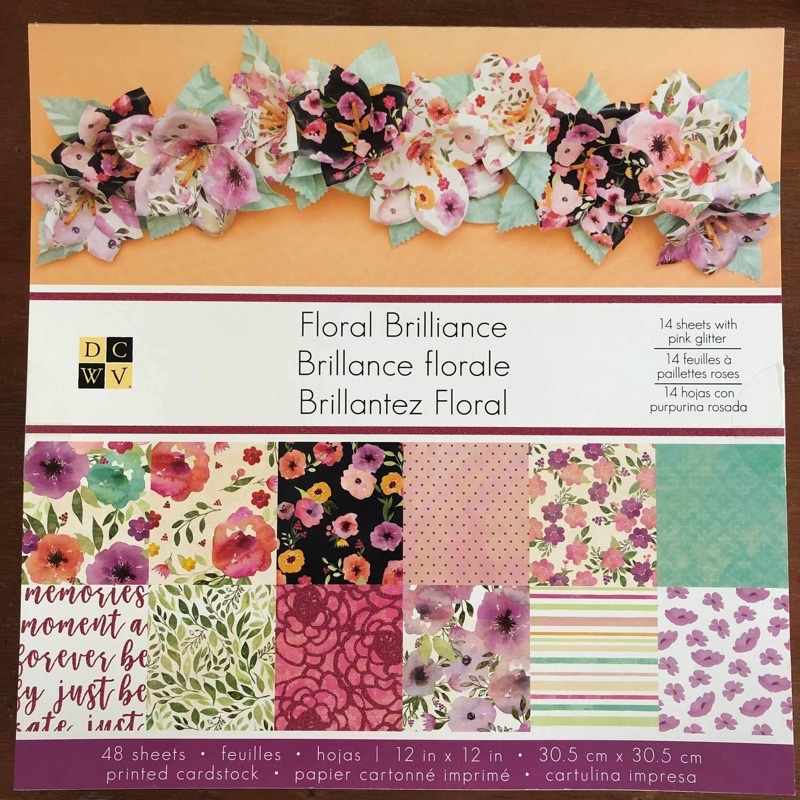 Recollections DCWV Craft Smith 12x12 Paper Pad Cardstock Foiled ...