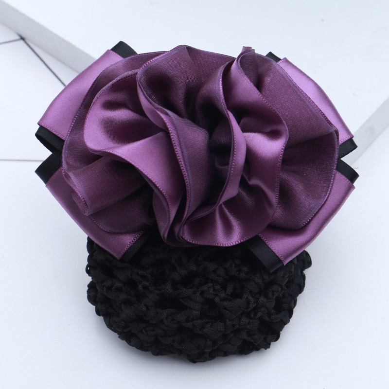 Korean Hairnet Professional Head Flower Hairpin Stewardess Hair ...