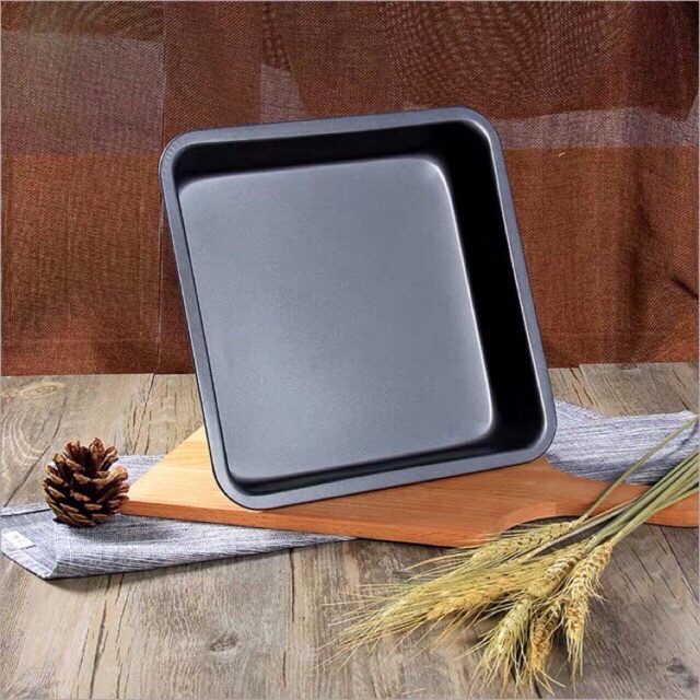 COD Non Stick Square Brownies Cake Rectangle Pan Bake Brownie Mold ...