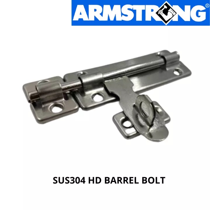 ARMSTRONG Stainless Steel Door Lock Latch Slide Barrel Bolt Clasp ...