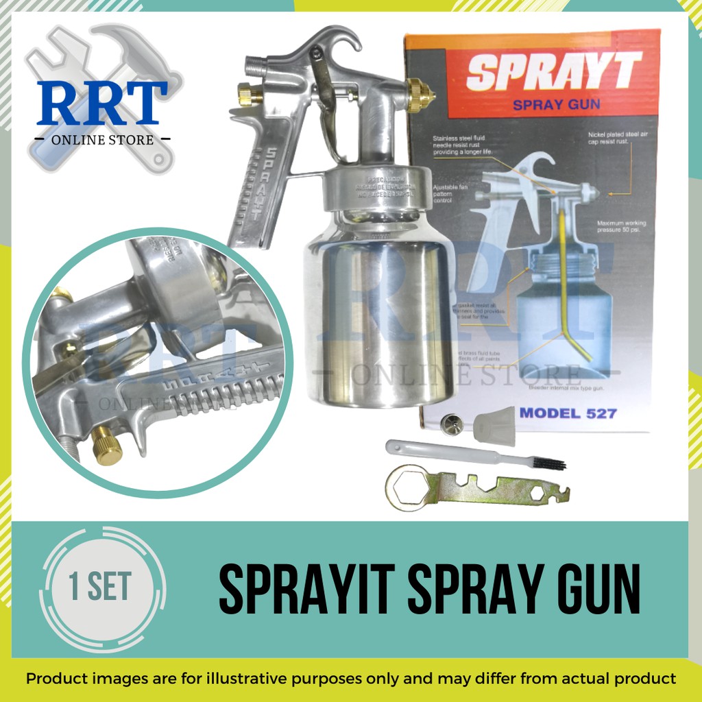Canister Paint Low Pressure SprayIt Spray Gun Model 527 | Shopee ...