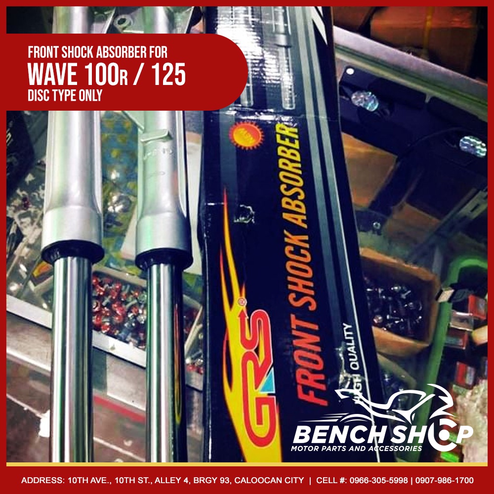 GRS front shock absorber for wave 100/125 disc type | Shopee Philippines
