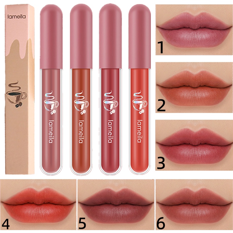 Lameila Liquid Ultra Matte Lipstick Durable Waterproof In 6 Colors ...