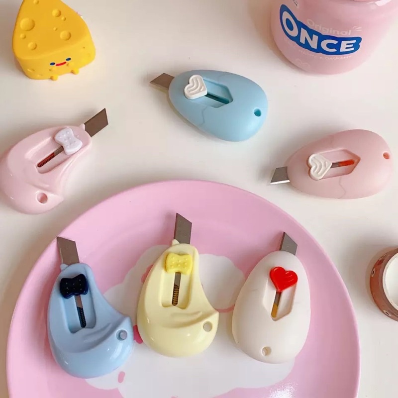 Kawaii Cute Mini Portable Paper Cutter Knife | Shopee Philippines