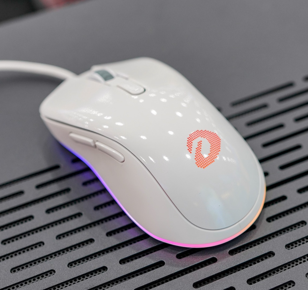 DAREU EM908 Pink / Black / White Gaming Mouse (RGB LED, BRAVO sensor ...