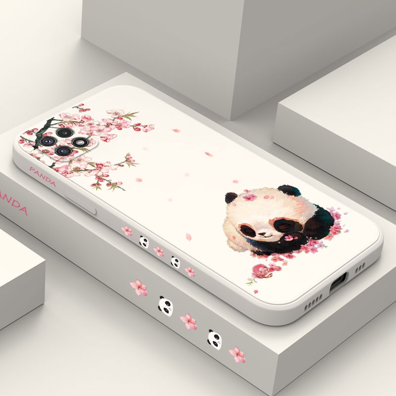 Creative Cute Panda Phone Case For Samsung Galaxy A22 A12 4G 5G Soft ...