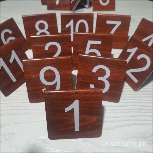 Table number plate restaurant plate table number frame table plate ...