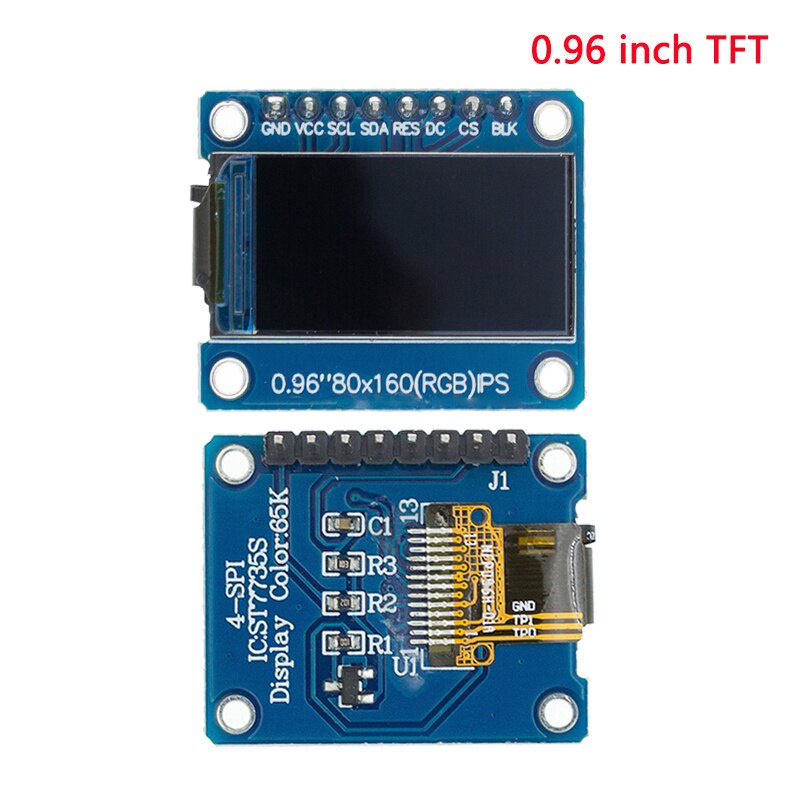 TFT Display 0.96/1.3/1.44/1.77/1.8/2.4/2.8 inch IPS 7P SPI HD 65K TFT ...