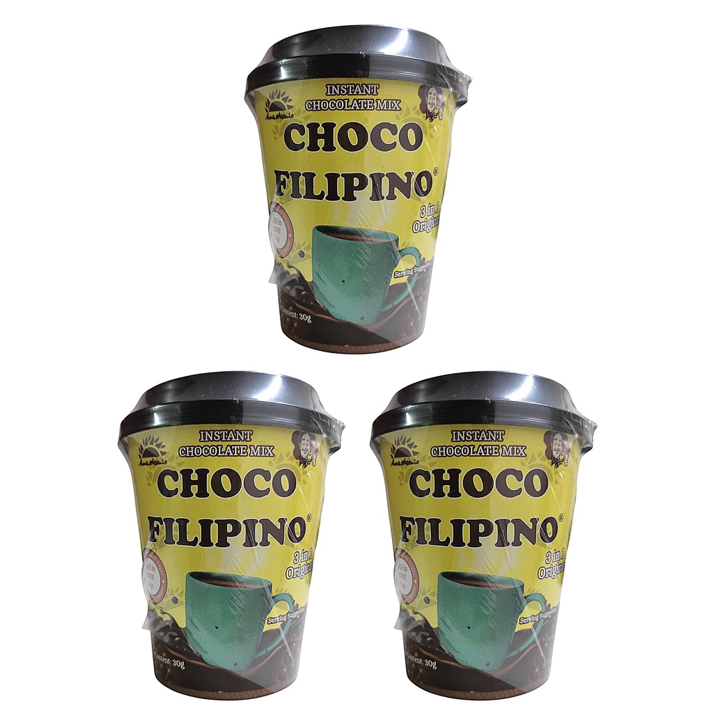 Choco Filipino 3in1 Original Instant Chocolate Mix Hot Chocolate pack ...