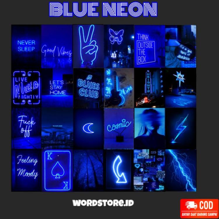(Recommended) (16PCS) A5 Size Aesthetic Poster | Light Blue Poster ...