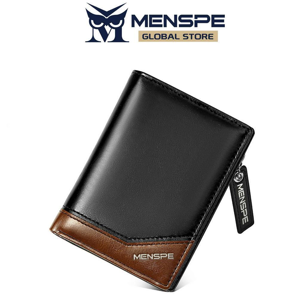 MENSPE Men Wallet Credit Card Case Safety Card Holder Anti-Theft PU ...