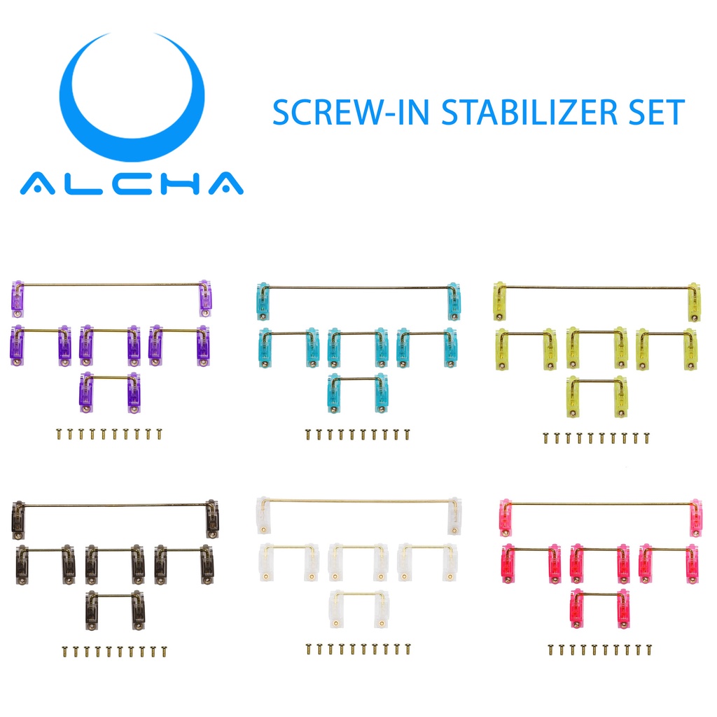 Alcha STABILIZER SCREW IN SET MECHANICAL KEYBOARD | Shopee Philippines