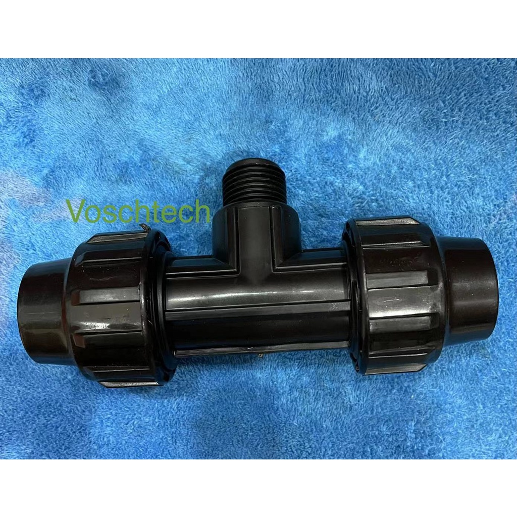 PE Compression Fittings 1/2"20mm-1"32mm. elbow tee coupling adapter plug | Shopee Philippines