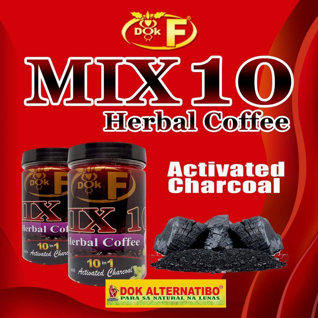 Dok F Mix10 Charcoal (Jar) BUNDLE OF 3 PROMO (CAUAYAN) | Shopee Philippines