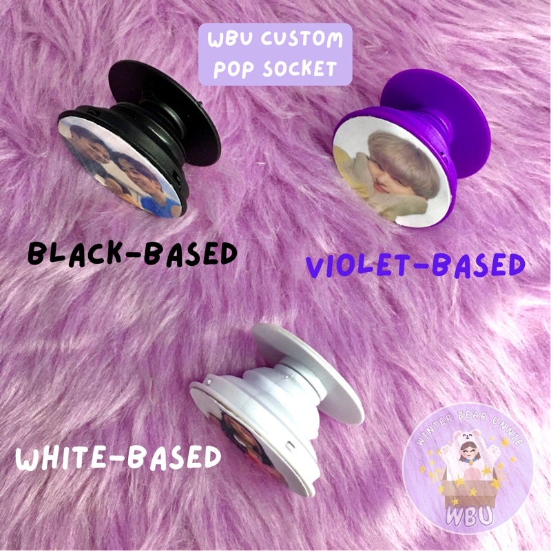 CUSTOMIZED POP SOCKET (KPOP / ANIME / ANY DESIGN/ OPEN TO ALL) | Shopee ...