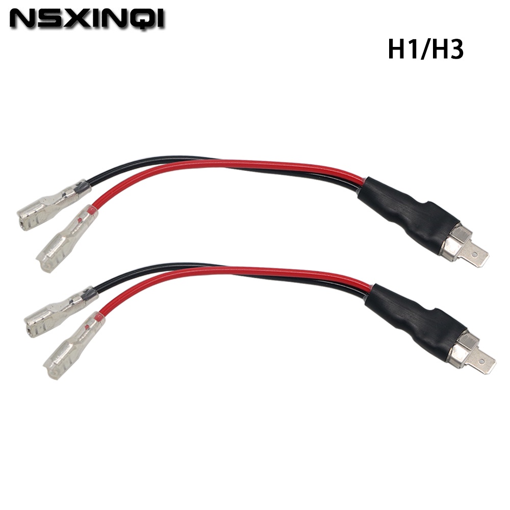 1pcs LED H1 H3 Replacement Single Converter Wiring Connector Cable ...