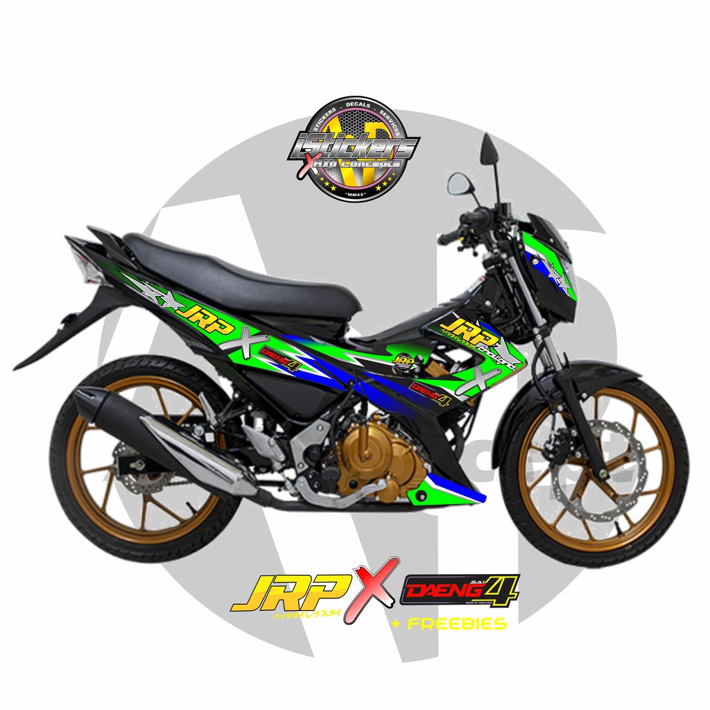 Raider R150 V1 Stock Size Decals Jrp X Daeng Stickers (Laminated ...
