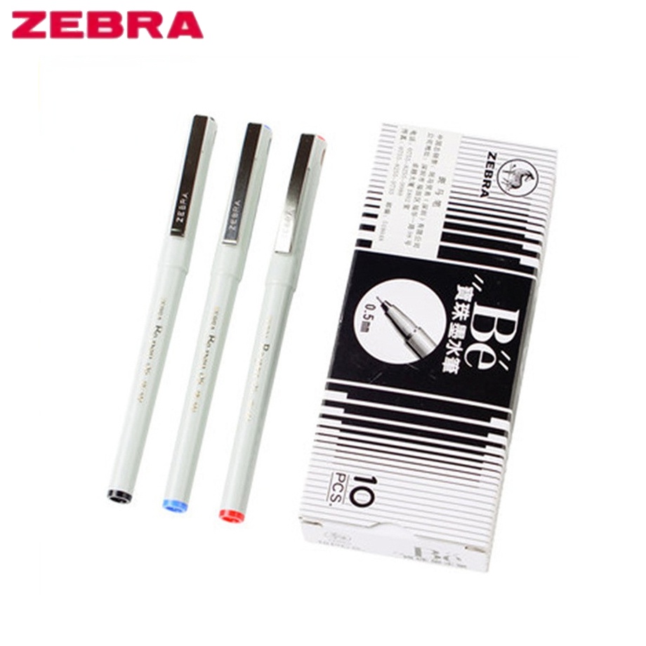 Japanese zebra be-100 pearl ink pen 0.5mm full needle water pen office ...
