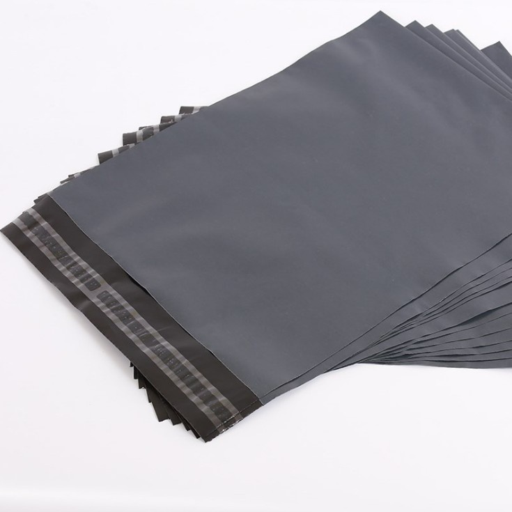 Plain Black Courier Pouch Shipping Pouch Packaging Pouch With Adhesive ...