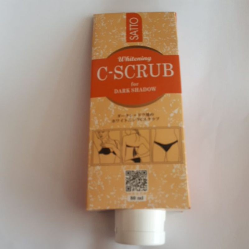 Satto C Scrub Whitening Dark For Shadow 80ml | Shopee Philippines
