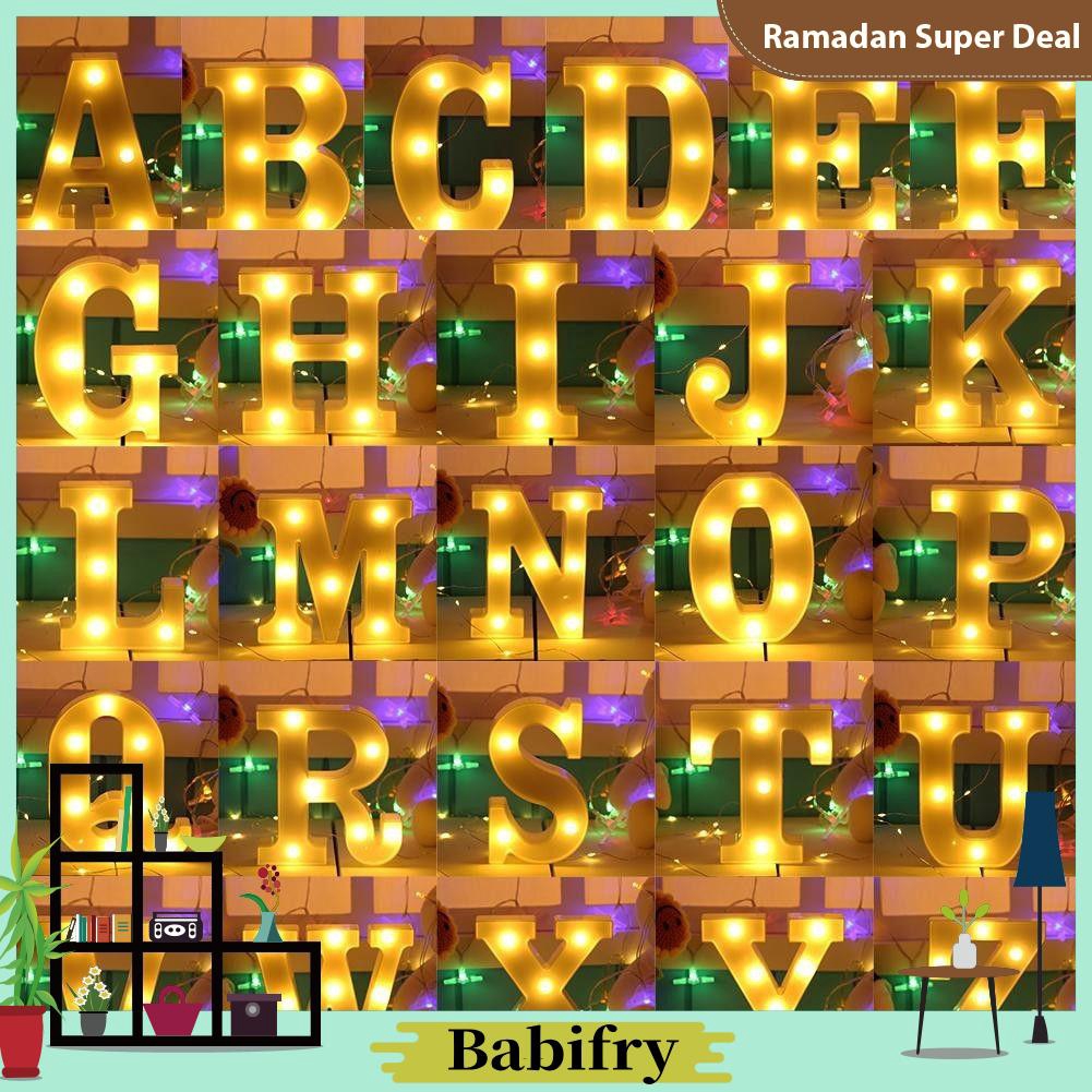 3D 26 Letter Alphabet LED Marquee Sign Light Indoor | Shopee Philippines
