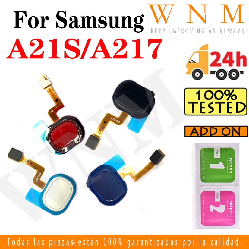 For Samsung Galaxy A21S A217 F Ribbon with Fingerprint Sensor Flex ...