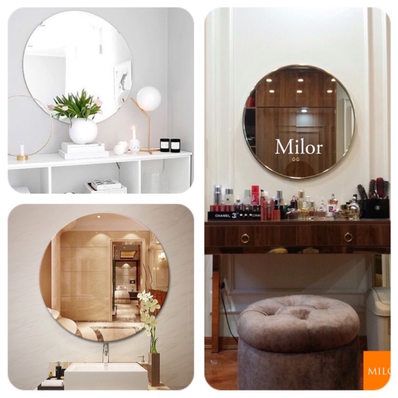 Round Wall Mirror 45cm | Shopee Philippines